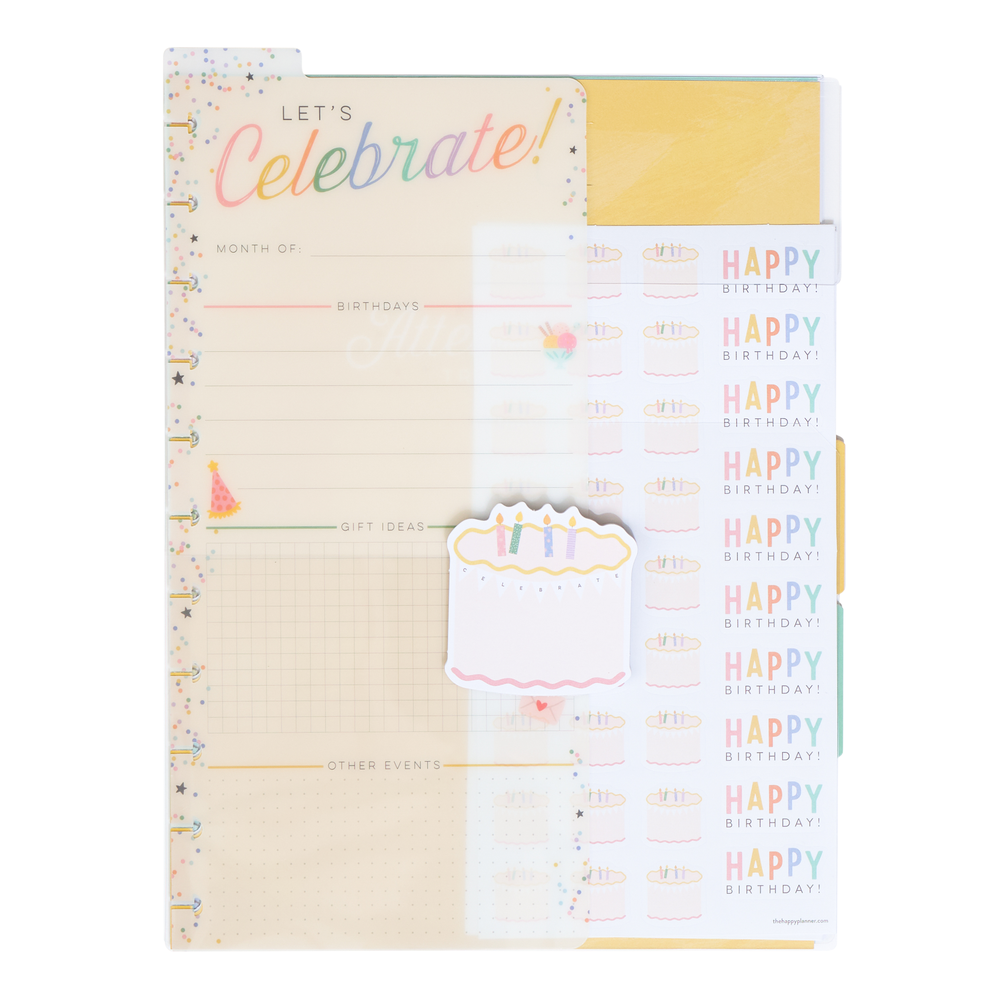Student Attendance & Birthdays - Big Teacher Accessory Pack – Happy Planner