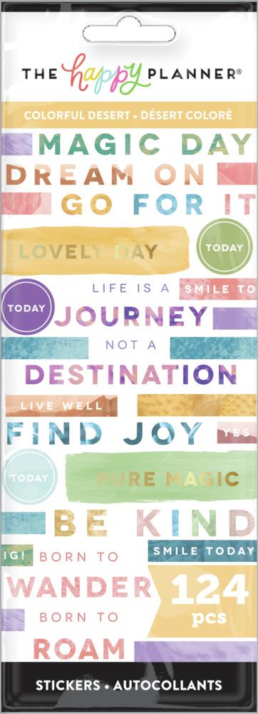 Colorful Desert - 8 Sticker Sheets – Happy Planner