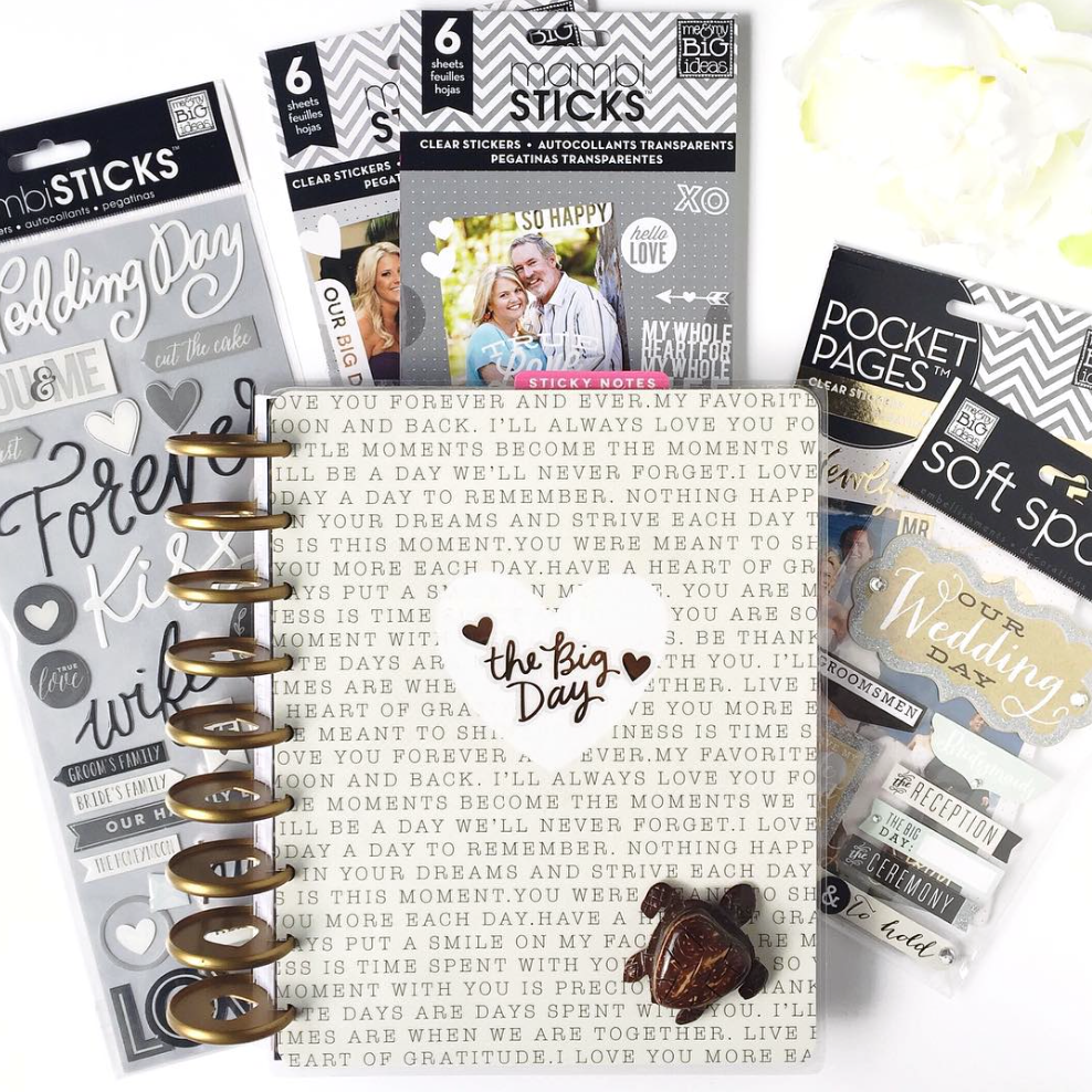 Mambi Sheets Wedding Appointment Reminder Printable Planner Stickers