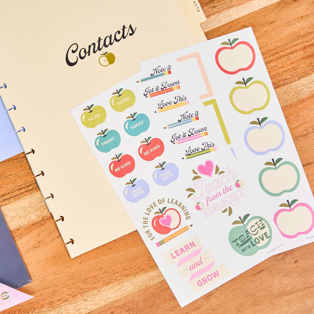 Mod Teacher - Parent & Student Info - Big Accessory Pack – Happy Planner