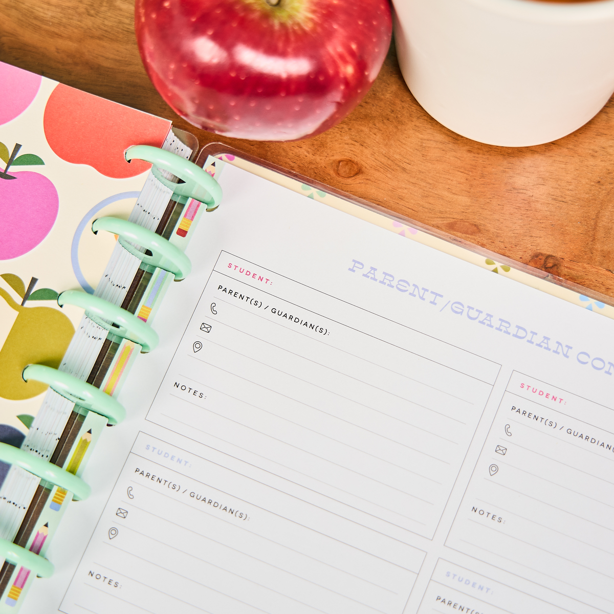 Mod Teacher - Parent & Student Info - Big Accessory Pack – Happy Planner