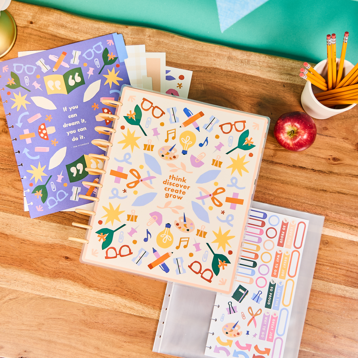 Heart Work Teacher - Schoolwork Organizer Bundle – Happy Planner