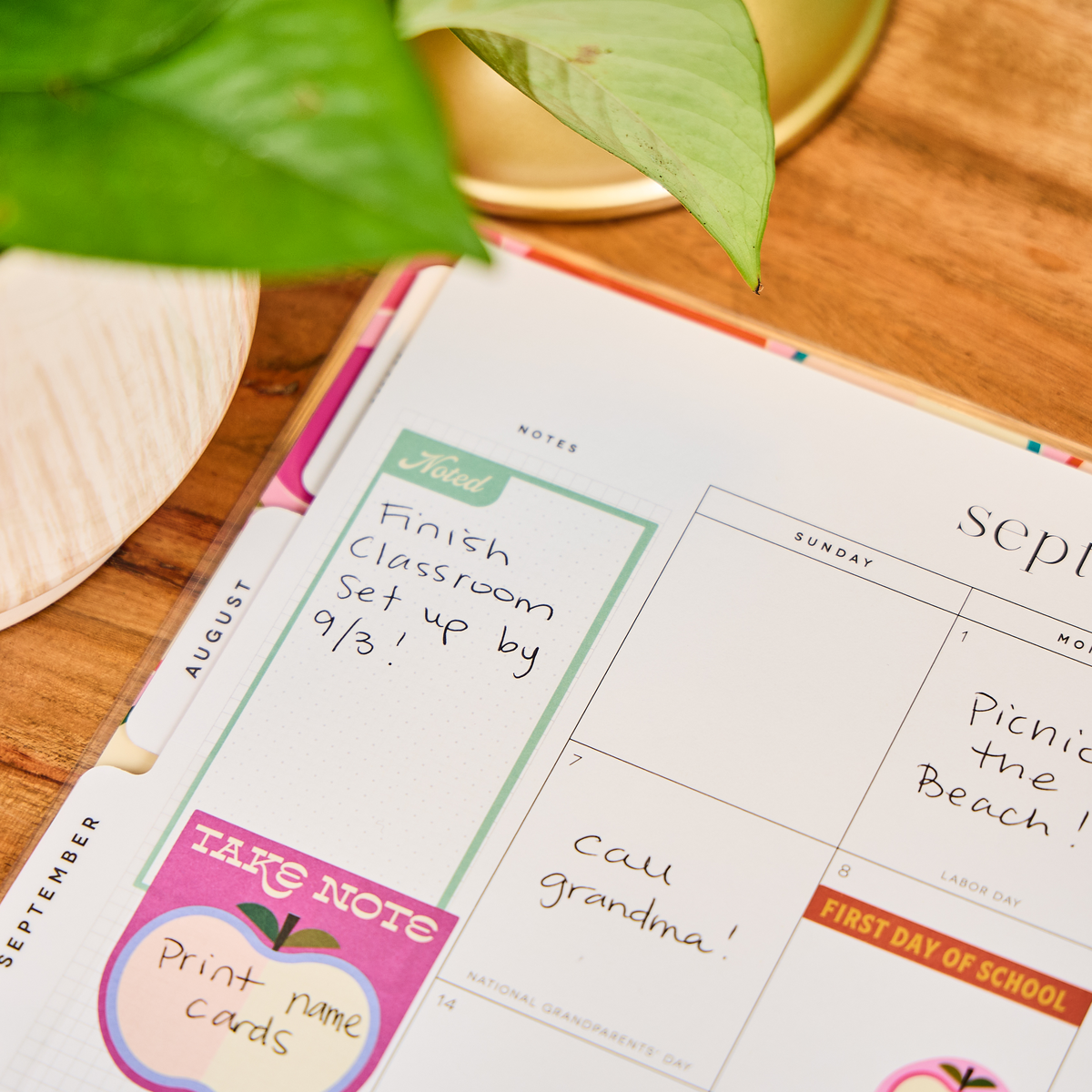 2025–2026 Mod Teacher Customizable Spiral Teacher Planner - Big Teache ...