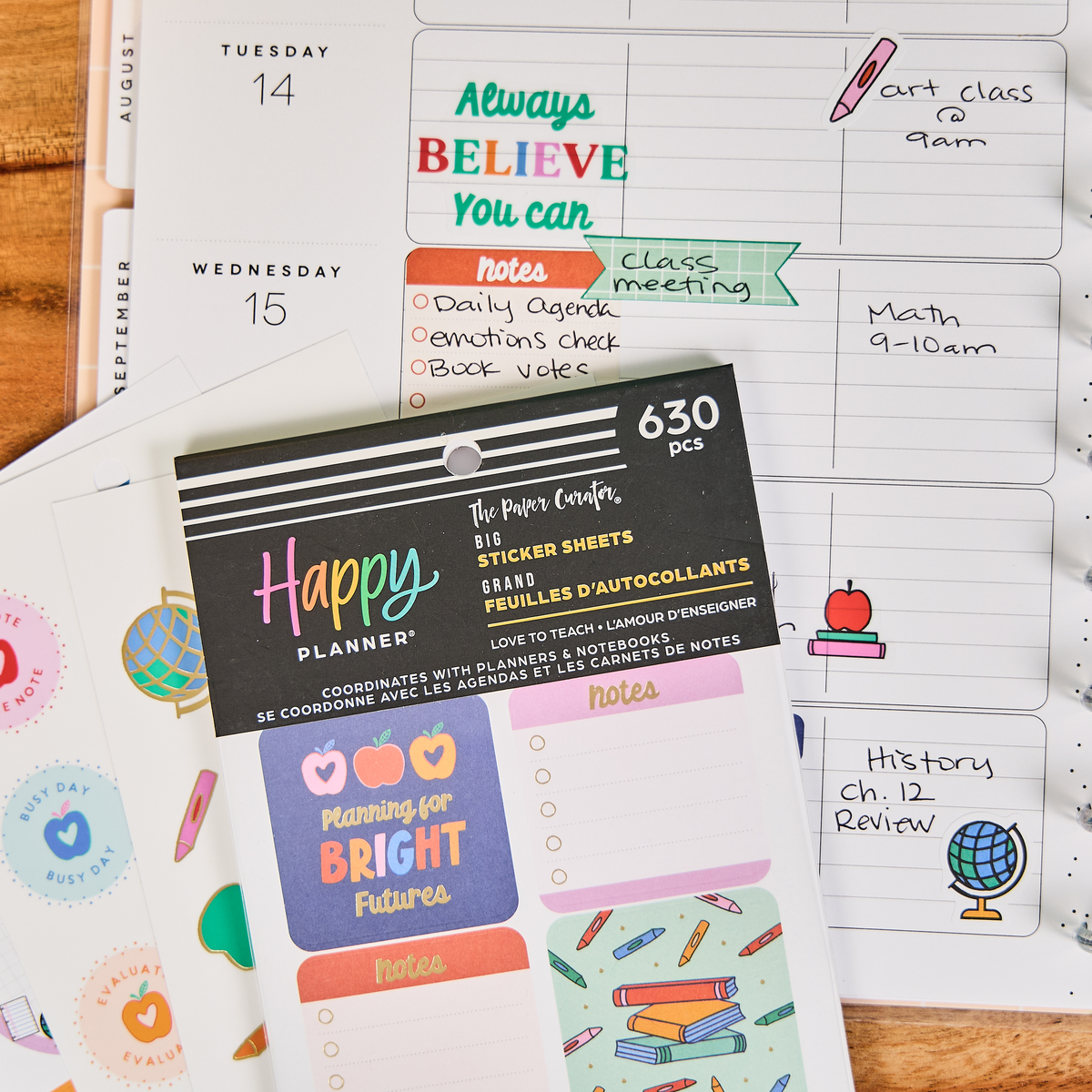 Love to Teach - Value Pack Stickers - Big – Happy Planner