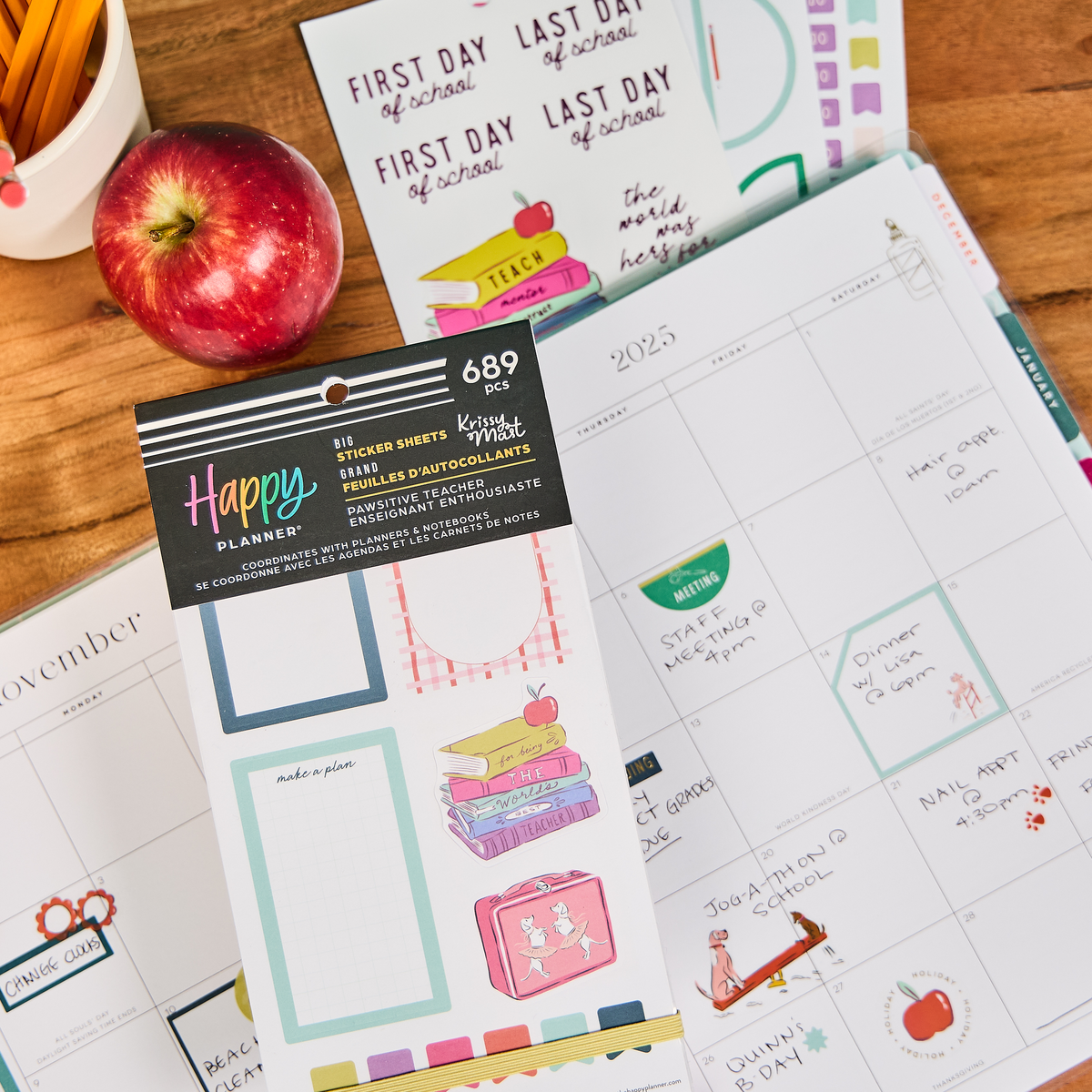 Pawsitive Teacher - Value Pack Stickers - Big – Happy Planner