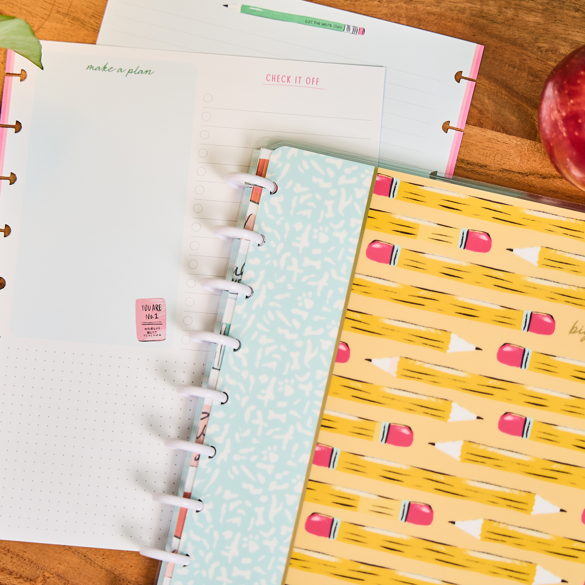 Pawsitive Teacher - Classic Notebook + Filler Paper + Sticker Bundle ...