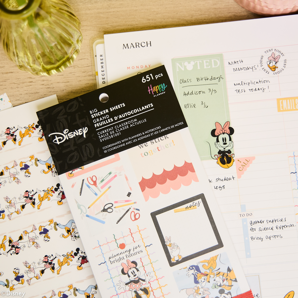 Disney Mickey Mouse & Friends Teacher - Value Pack Stickers - Big ...