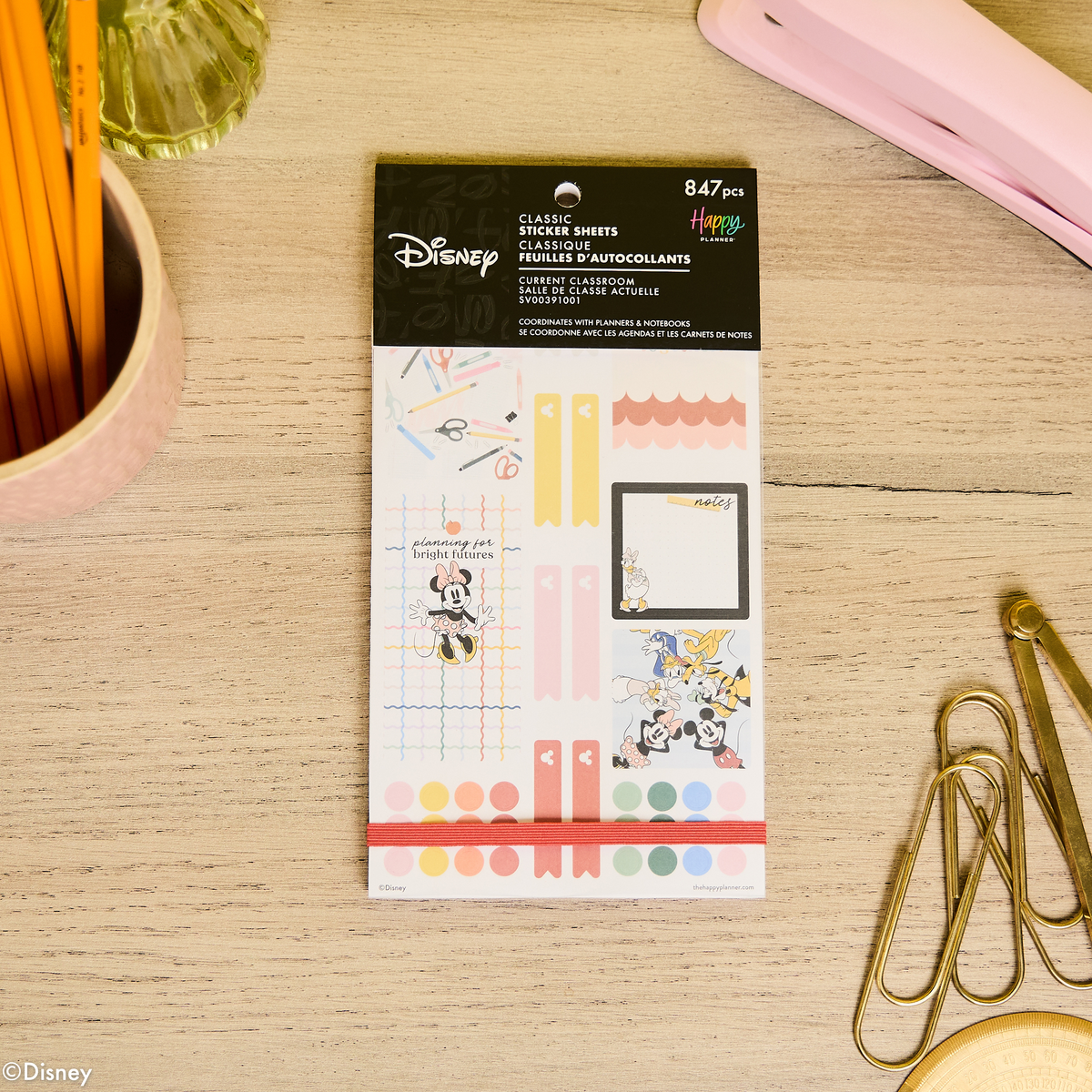 Disney Mickey Mouse & Friends Teacher - Value Pack Stickers – Happy Planner