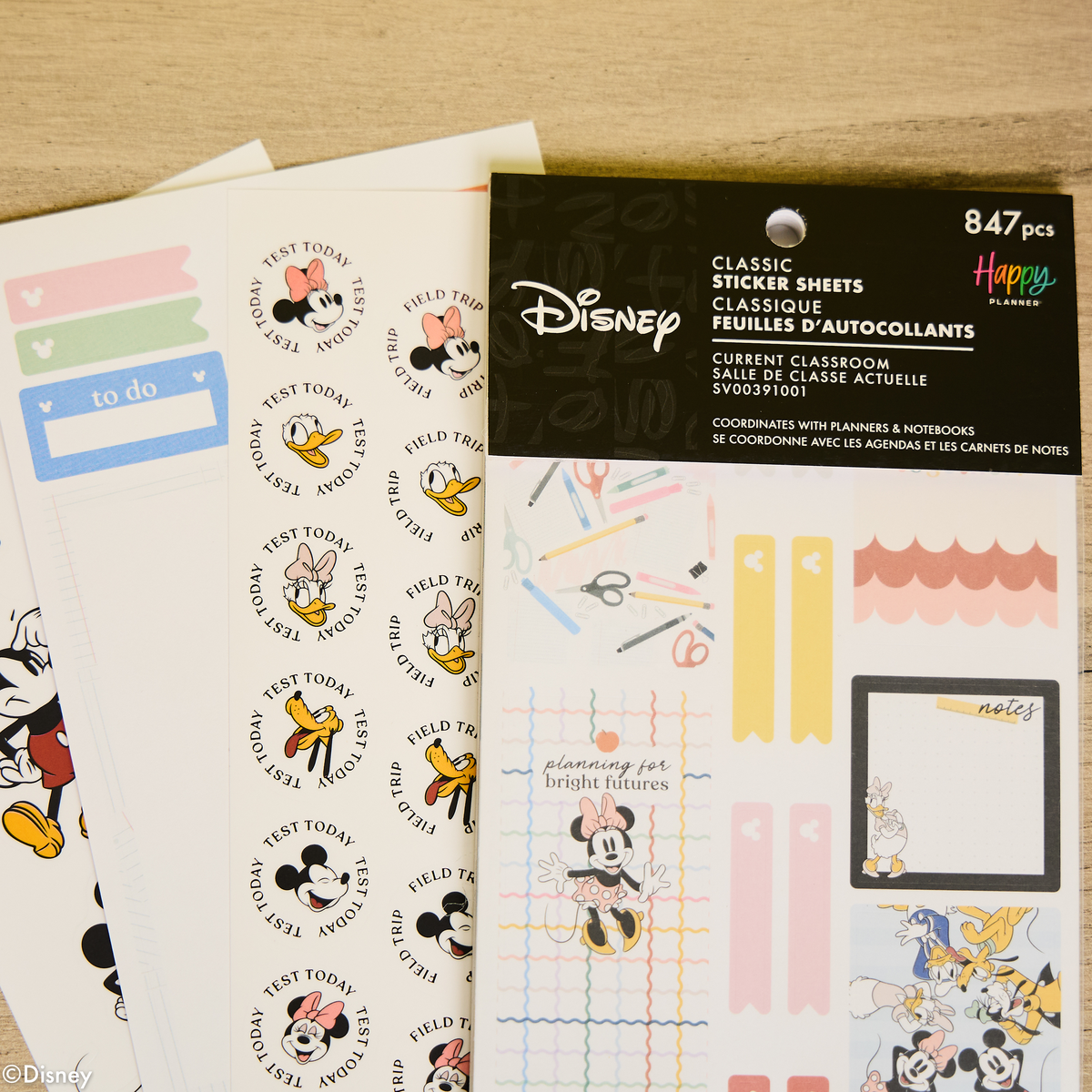 Disney Mickey Mouse & Friends Teacher - Value Pack Stickers – Happy Planner