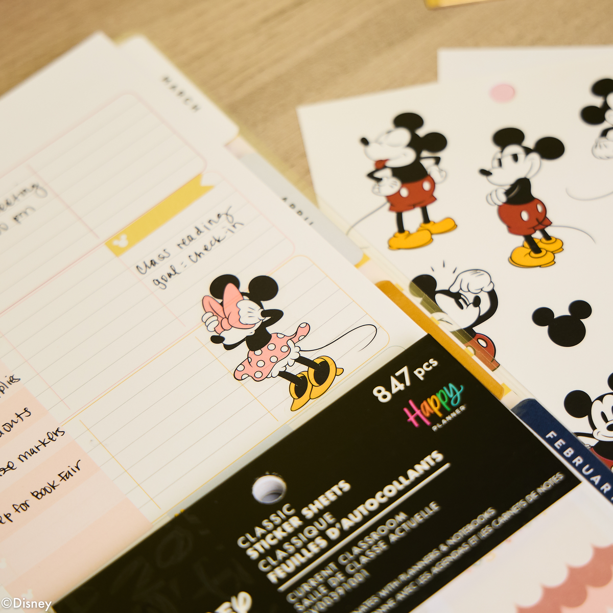Disney Mickey Mouse & Friends Teacher - Value Pack Stickers – Happy Planner