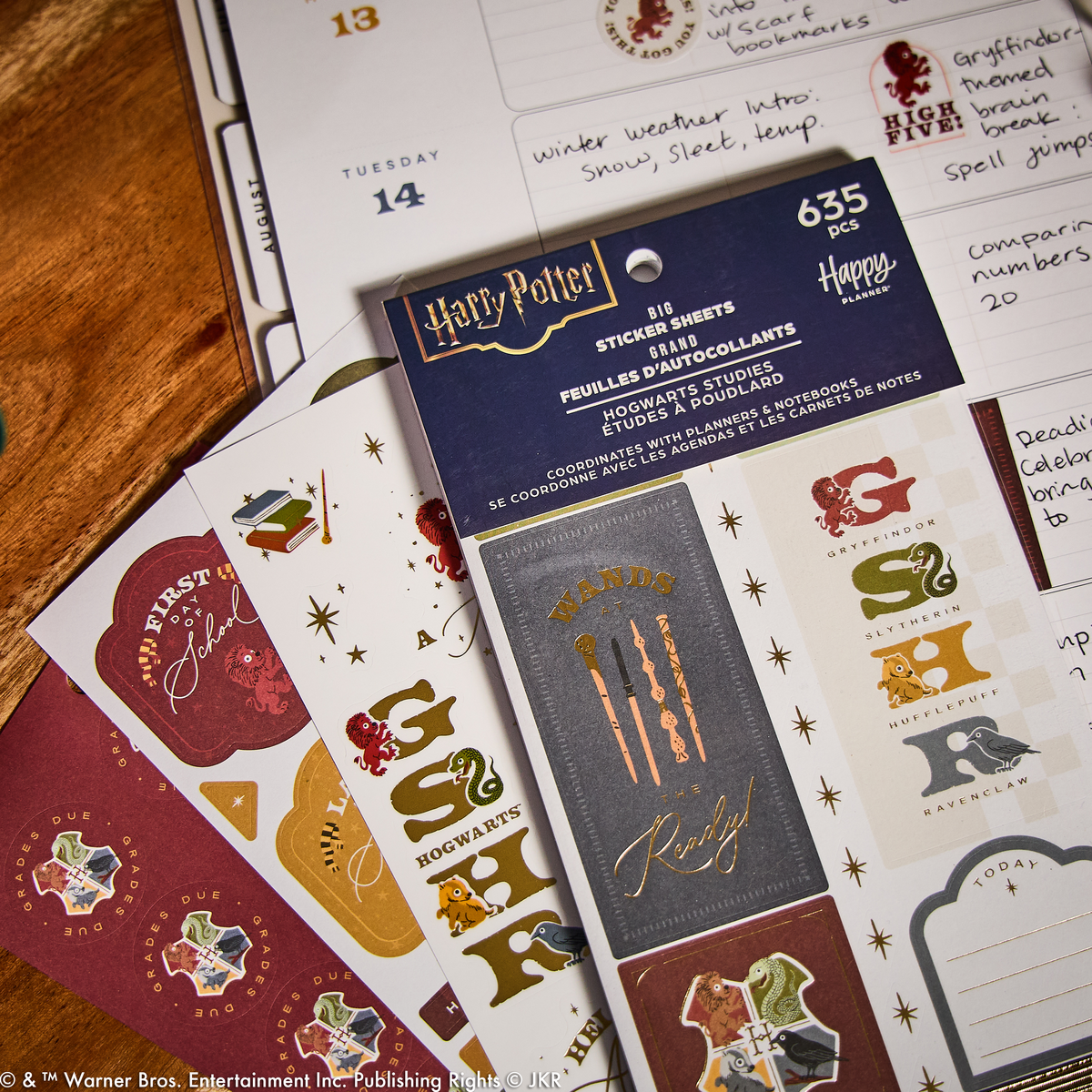 Harry Potter Teacher - Value Pack Stickers - Big – Happy Planner