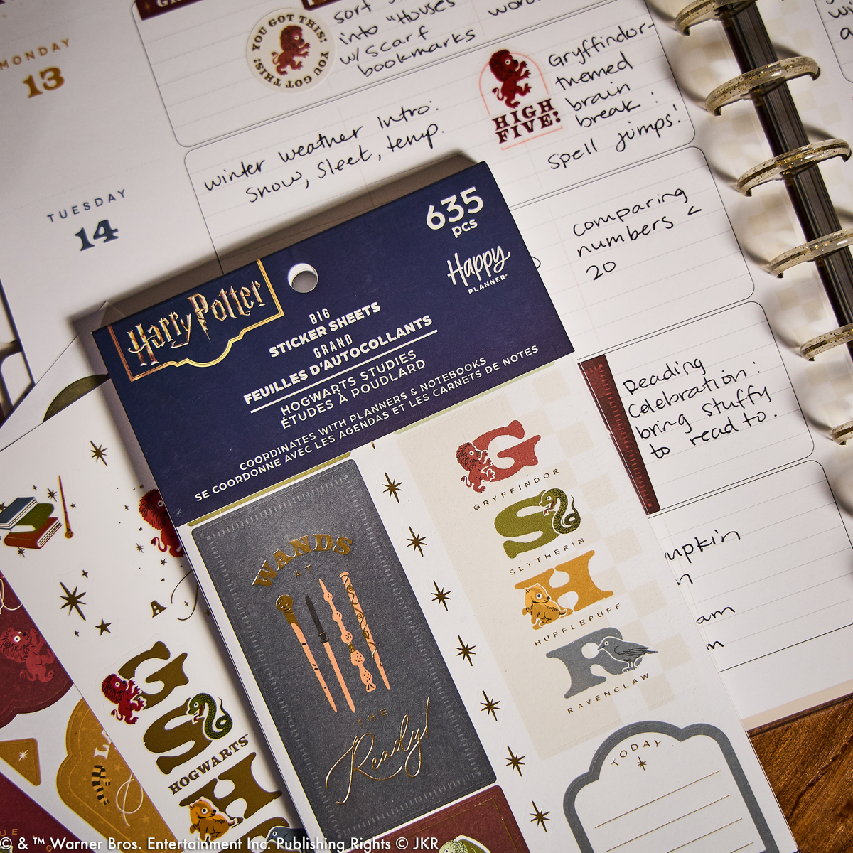 Harry Potter Teacher - Value Pack Stickers - Big – Happy Planner