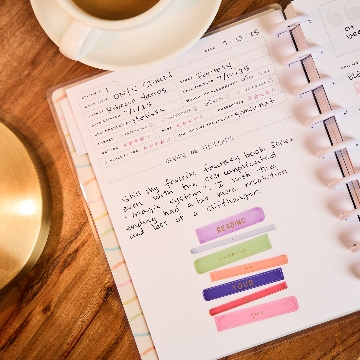 Book Club - Classic Guided Reading Journal - 80 Sheets – Happy Planner