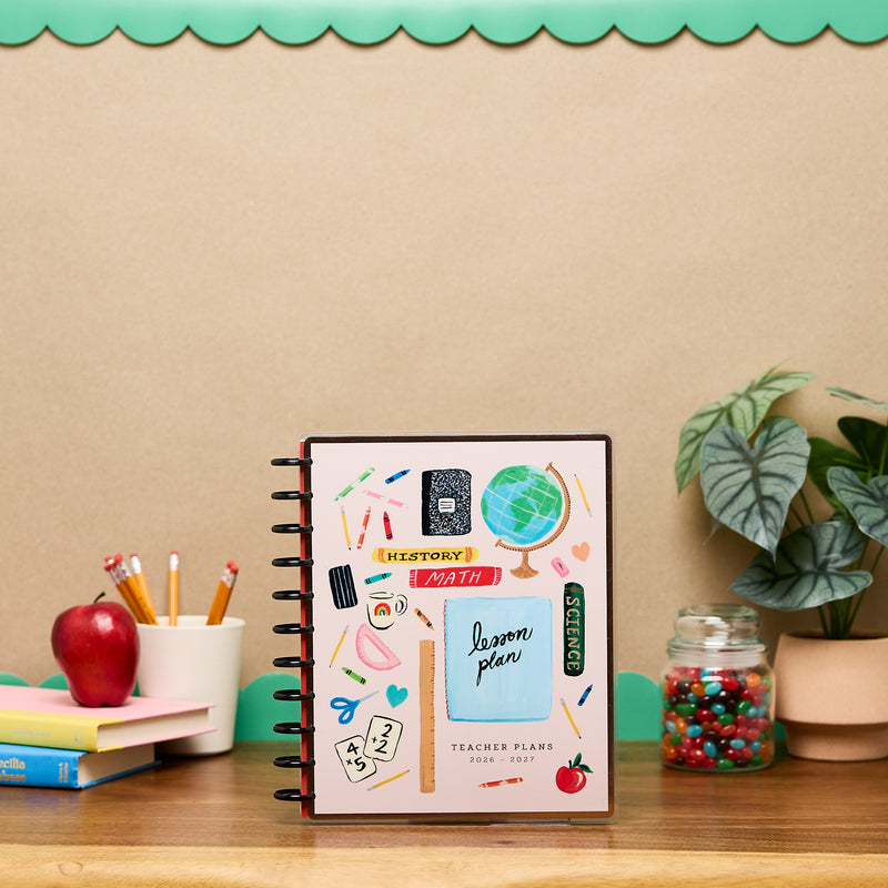 2026–2027 Bright Lessons Customizable Teacher Planner - Big Teacher La ...