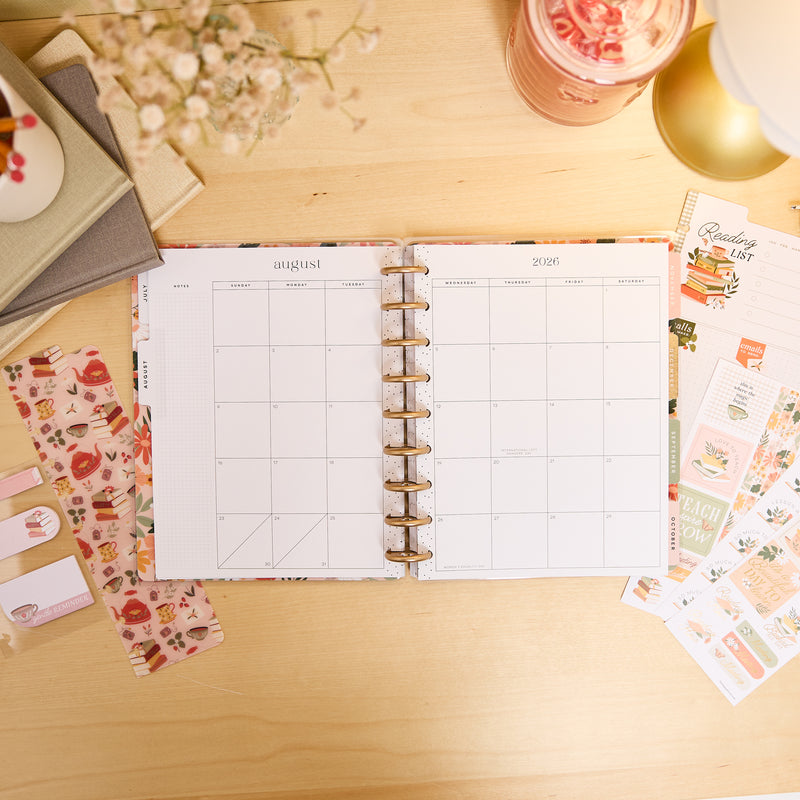 2026–2027 Reading Hour Teacher - Classic Teacher Planner Box Kit - 12 ...
