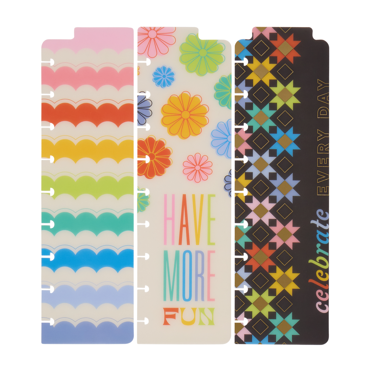 Happy Outlines - Classic Bookmarks - 3 Pack – Happy Planner