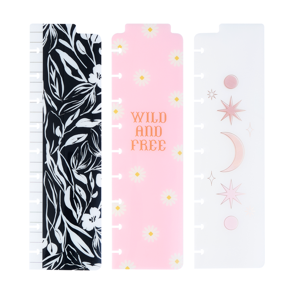 Sparkle & Bloom - Classic Bookmarks - 3 Pack – Happy Planner