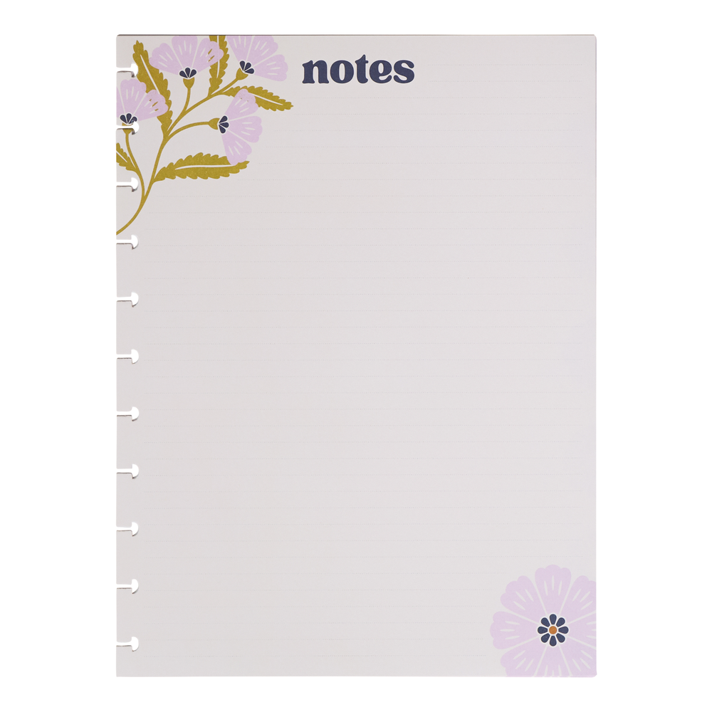 Plum Happy - Dotted Lined Big Filler Paper - 40 Sheets – Happy Planner