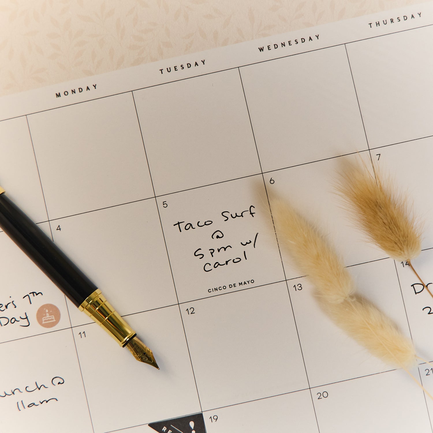 Modern Charm - Small Desk Calendar - 12 Months – Happy Planner