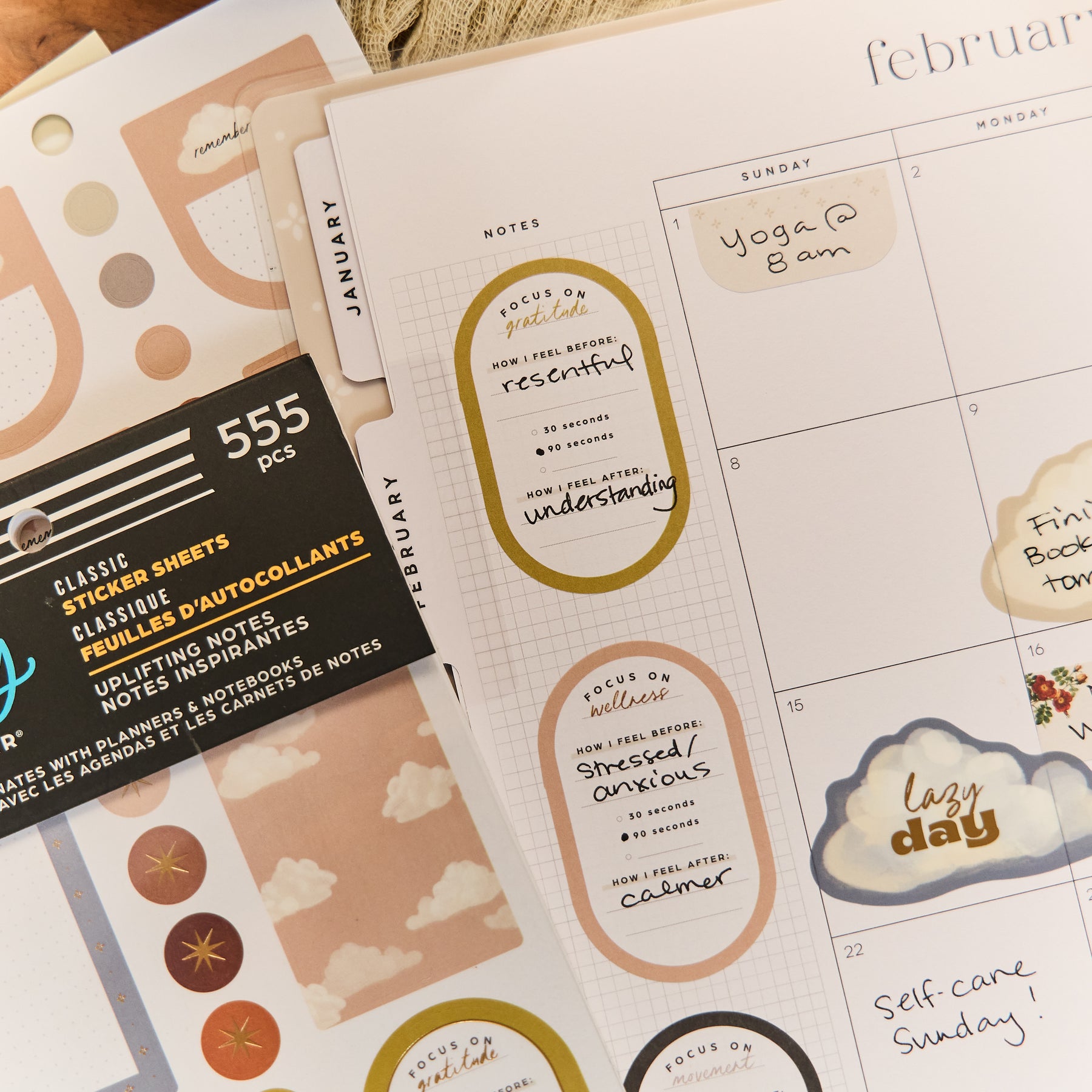 Uplifting Notes - Value Pack Stickers – Happy Planner