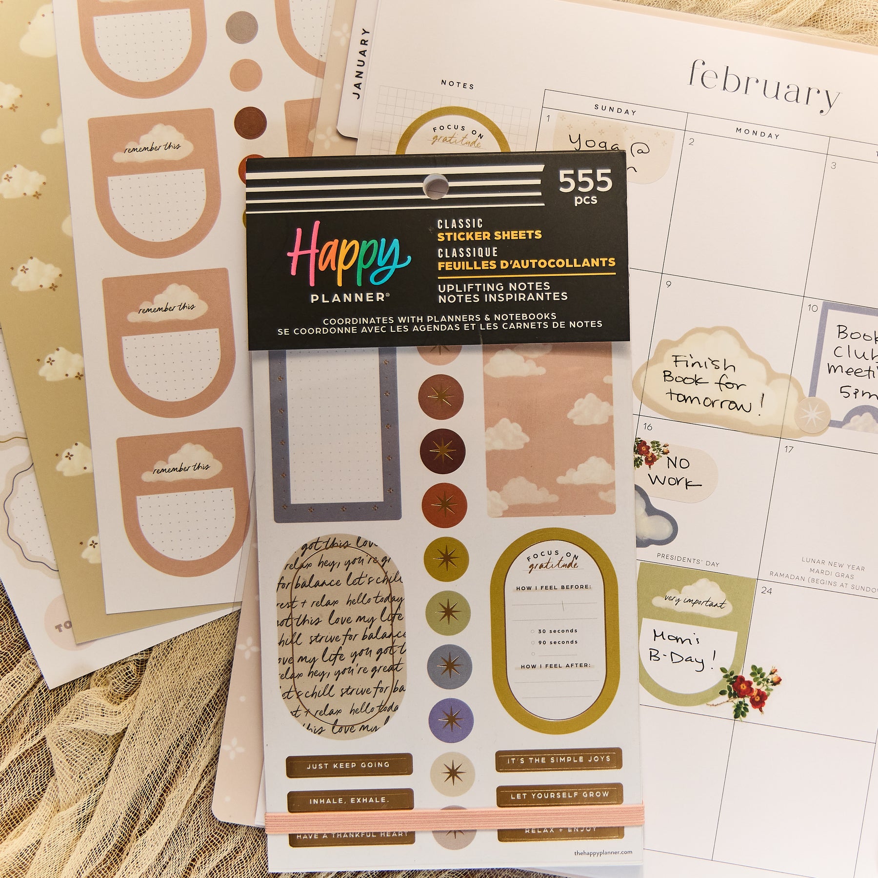 Uplifting Notes - Value Pack Stickers – Happy Planner