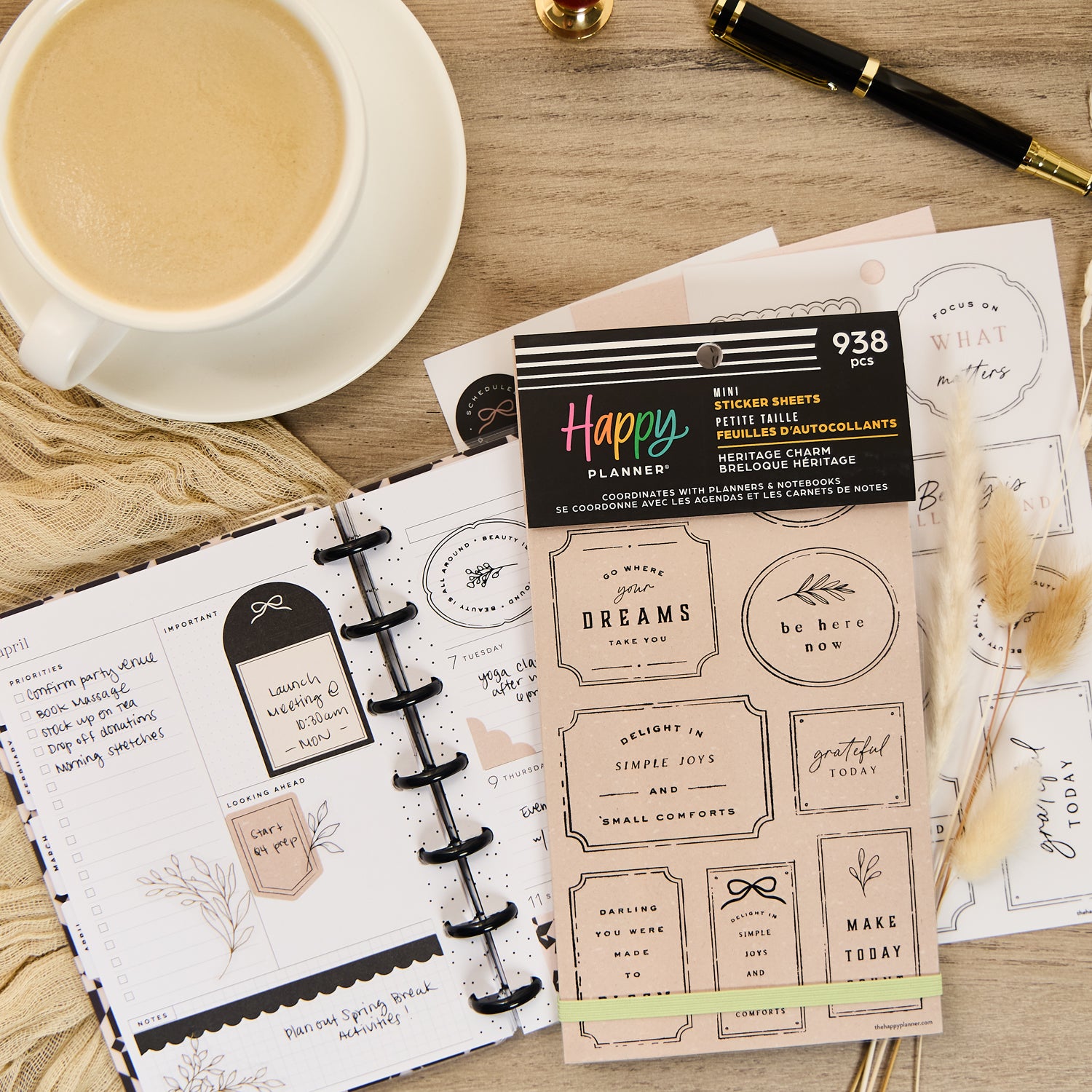 Heritage Charm - Value Pack Stickers - Mini – Happy Planner