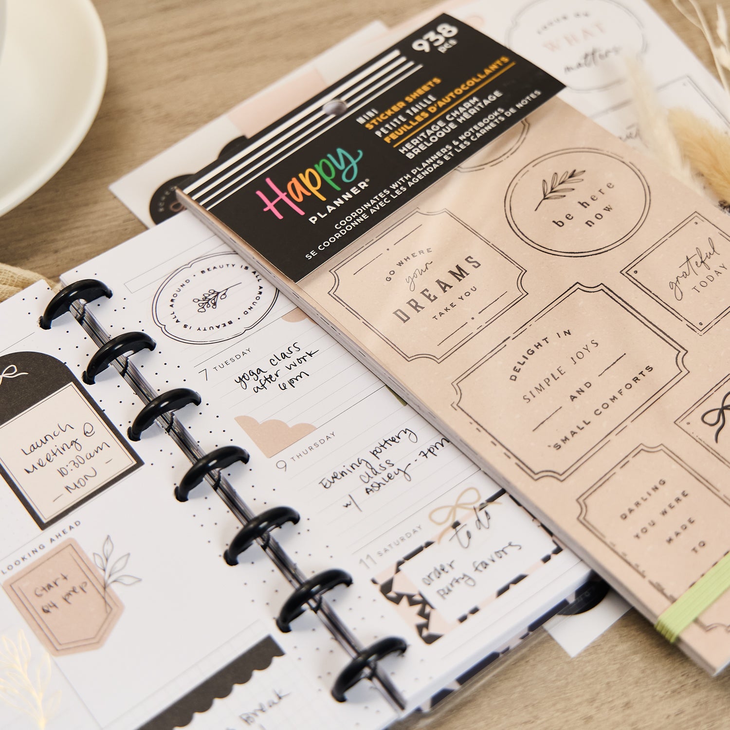 Heritage Charm - Value Pack Stickers - Mini – Happy Planner