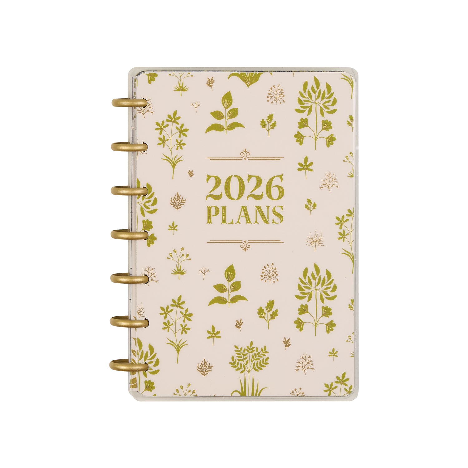 2026 Herbarium Customizable Planner - Mini Horizontal Layout - 12 Mont ...