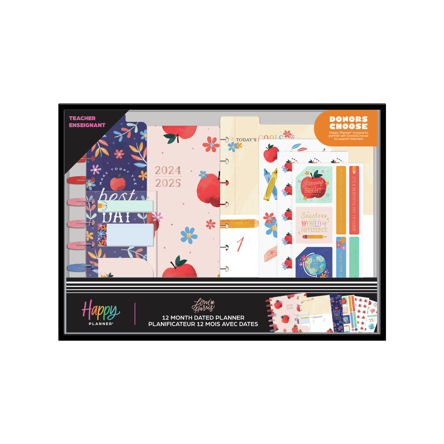2024 Classroom Brights Teacher Happy Planner Box Kit - Classic Teacher