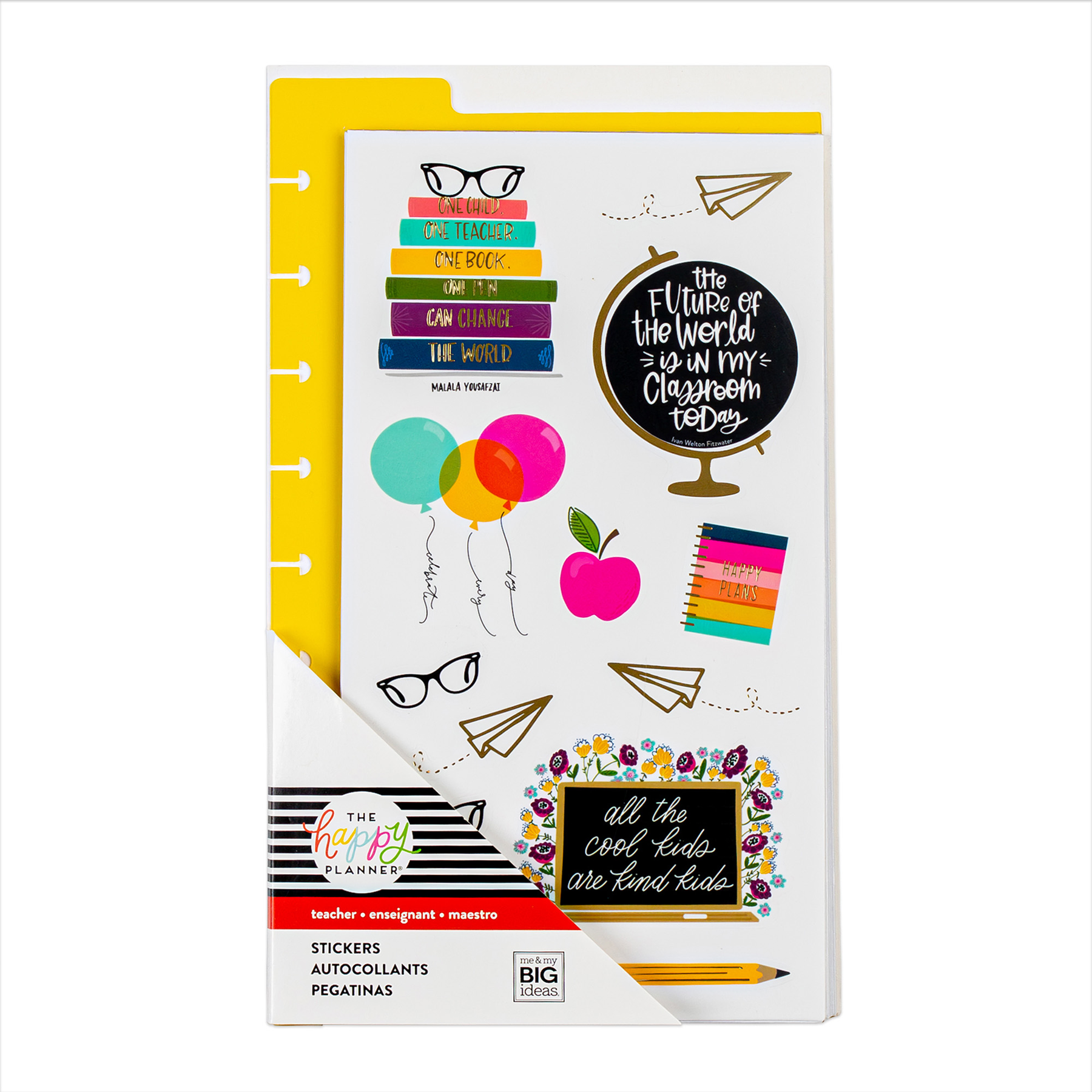 Teacher Icons - Snap-In Sticker Pack – Happy Planner