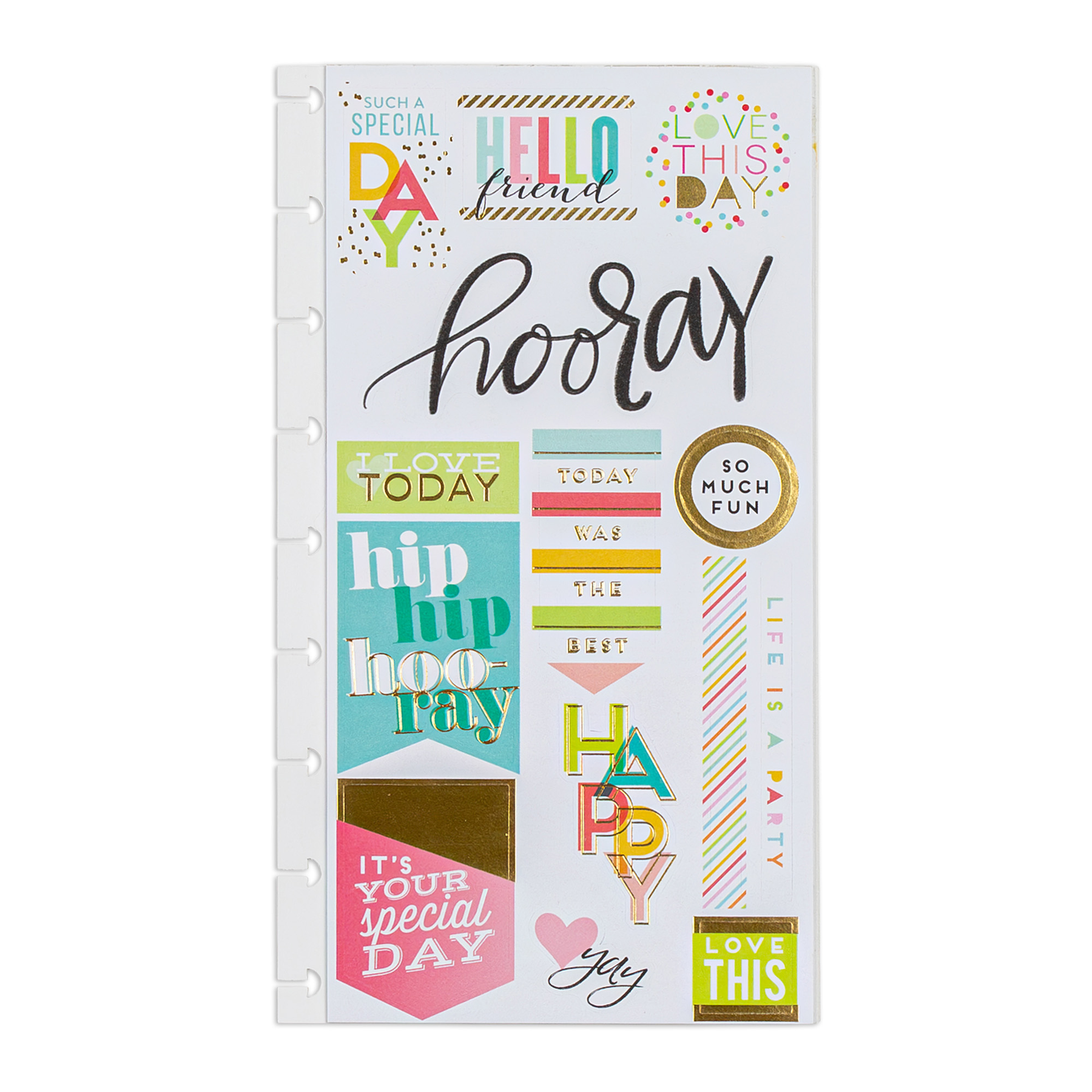 I Love Today - 5 Sticker Sheets – Happy Planner
