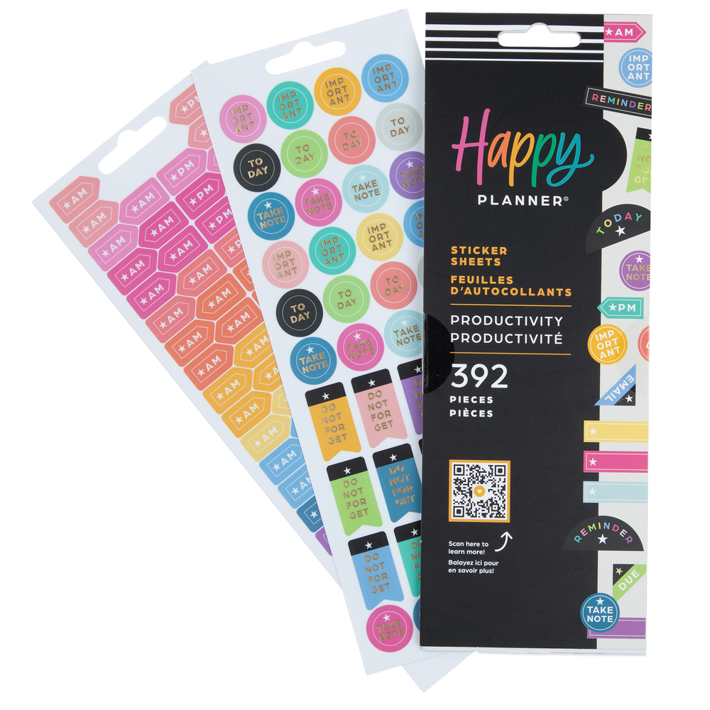 Productivity - 8 Sticker Sheets – Happy Planner