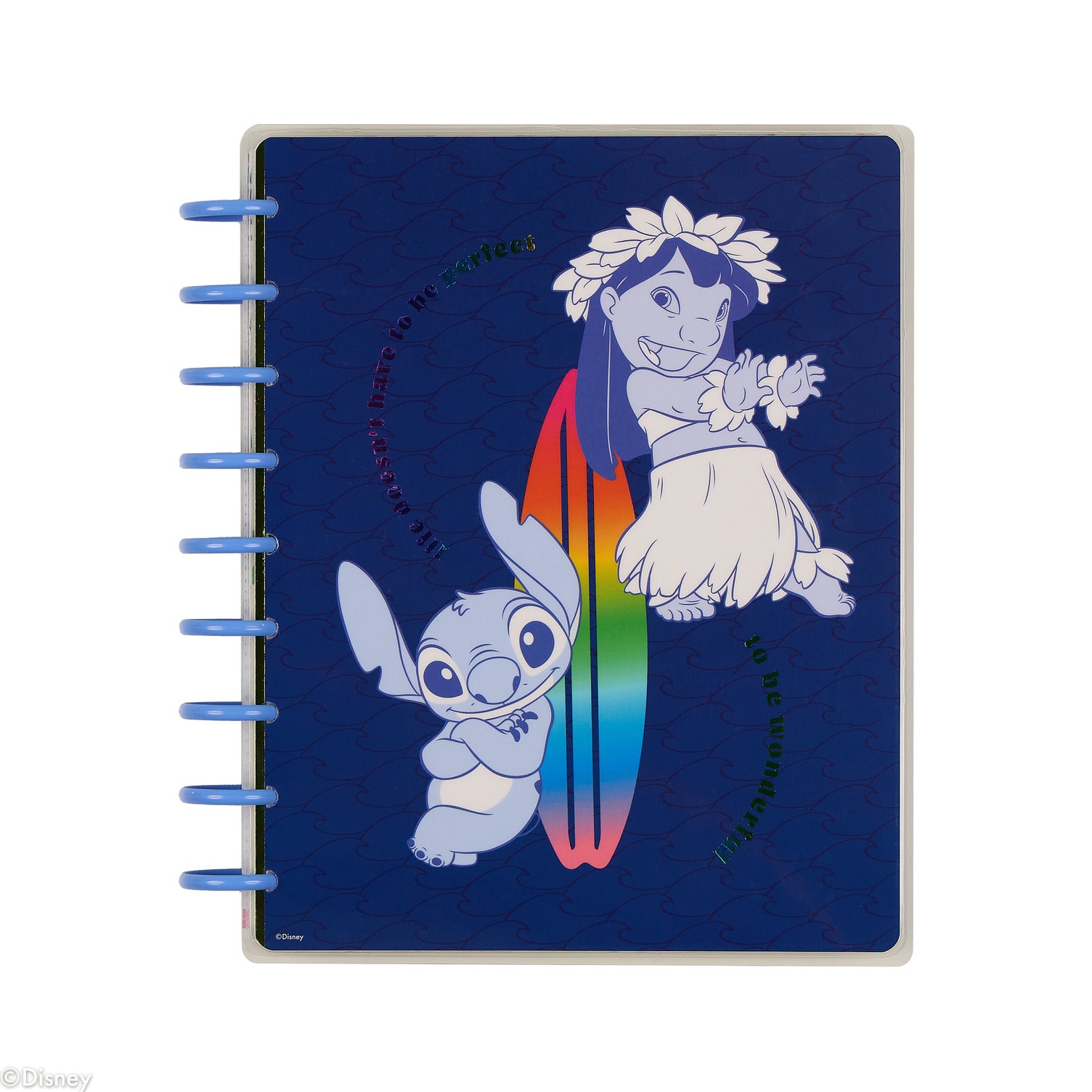 Undated Disney Lilo & Stitch Make Waves Customizable Planner - Classic ...