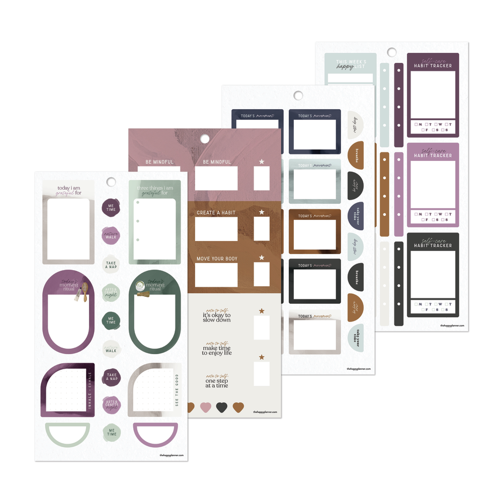 Wellness Prompts - Value Pack Stickers – Happy Planner