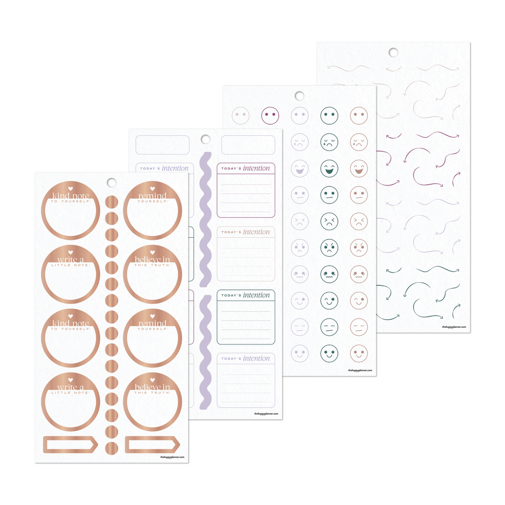 Reflect & Grow Journaling Companion - Value Pack Stickers – Happy Planner