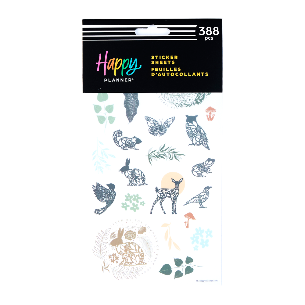 Wild Woods - 10 Sticker Sheets – Happy Planner