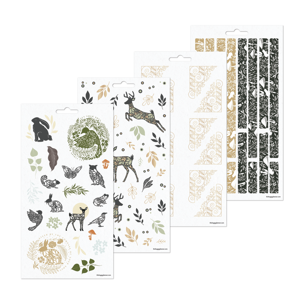 Wild Woods - 10 Sticker Sheets – Happy Planner