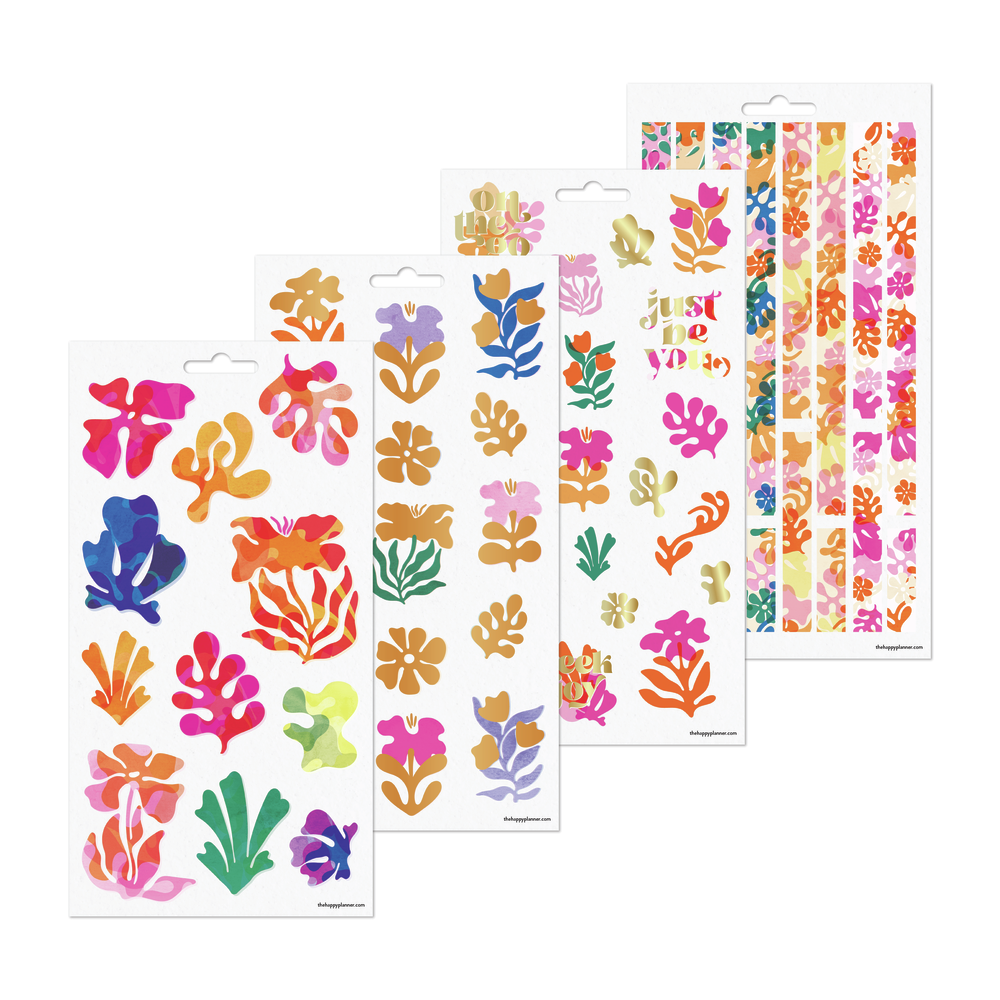 Vivid Tropics - 10 Sticker Sheets – Happy Planner