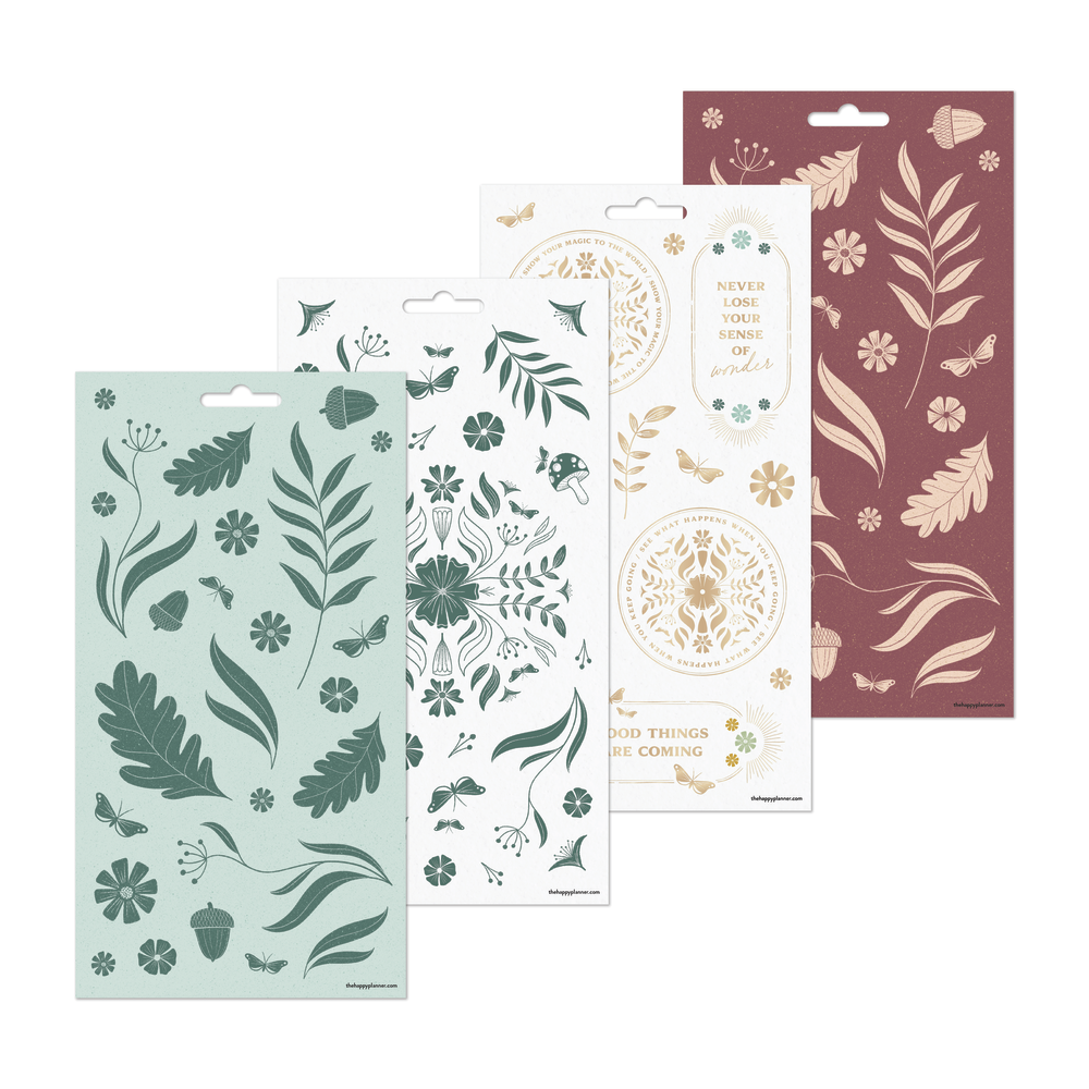 Woodland Whispers - 10 Sticker Sheets – Happy Planner