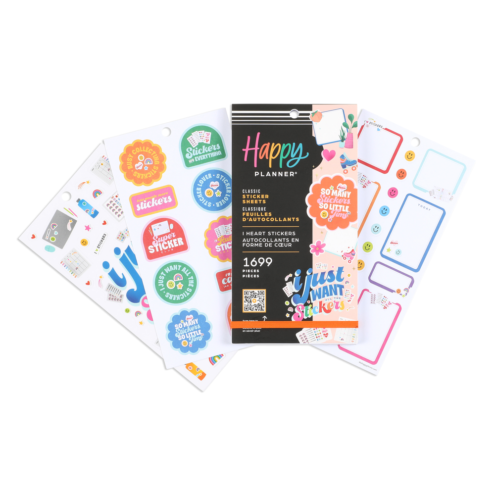 I Heart Stickers - Value Pack Stickers – Happy Planner