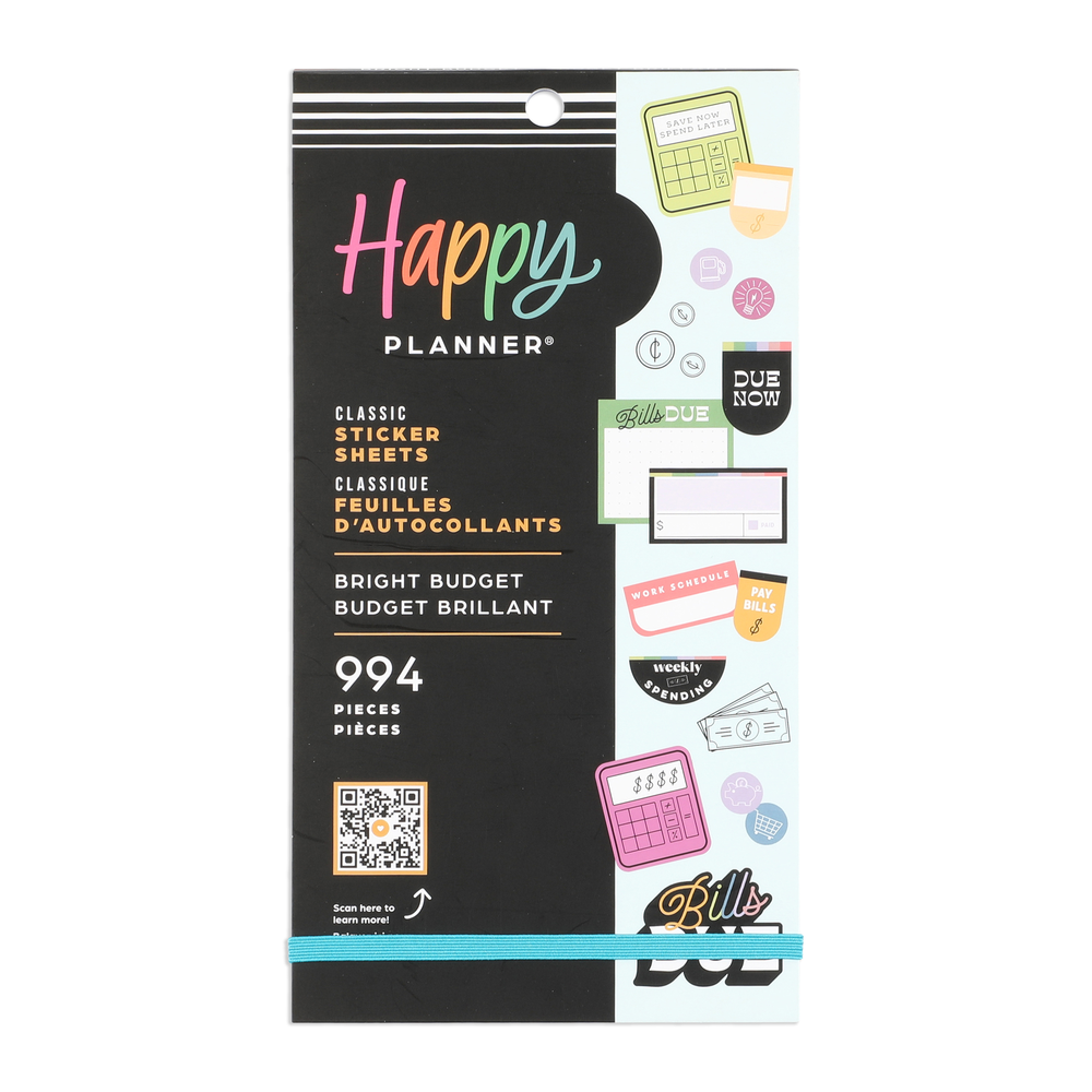 Bright Budget - Value Pack Stickers – The Happy Planner