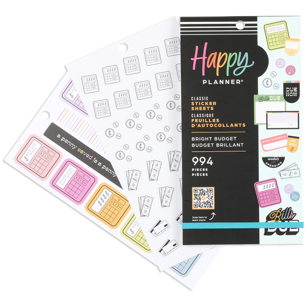 Bright Budget - Value Pack Stickers – Happy Planner