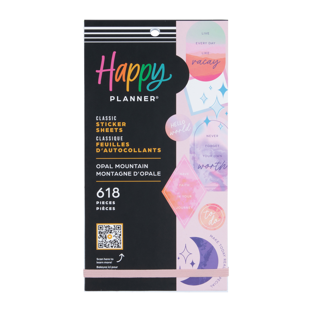 Opal Mountain - Value Pack Stickers – Happy Planner