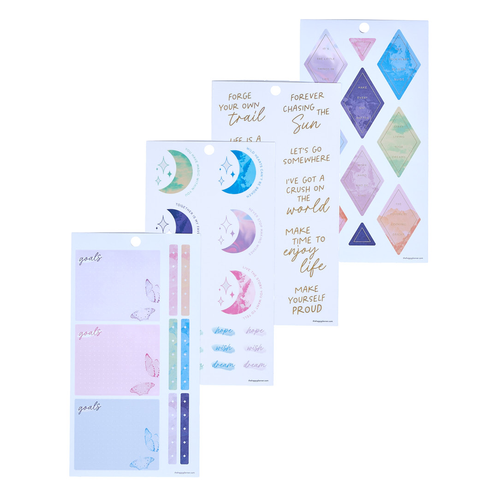 Opal Mountain - Value Pack Stickers – Happy Planner