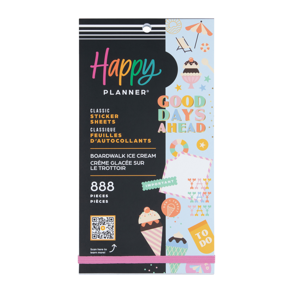 Boardwalk Ice Cream - Value Pack Stickers – Happy Planner