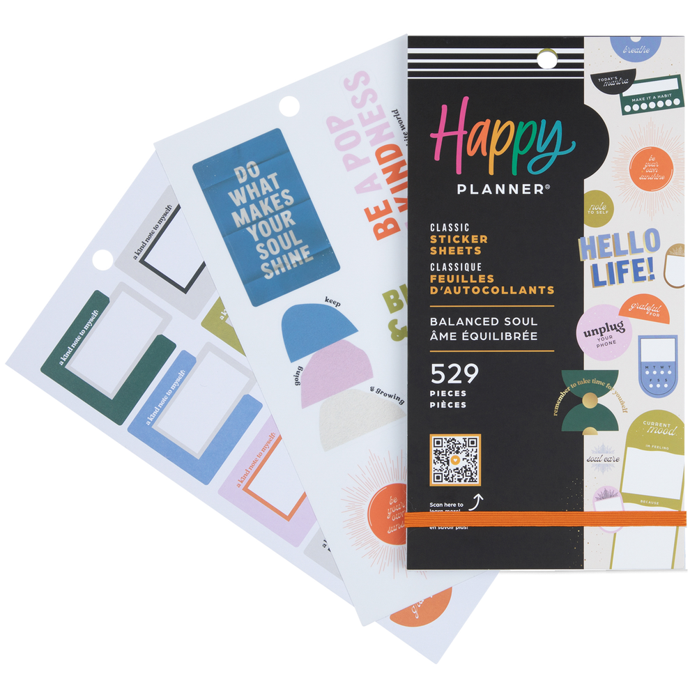 Balanced Soul - Value Pack Stickers – Happy Planner