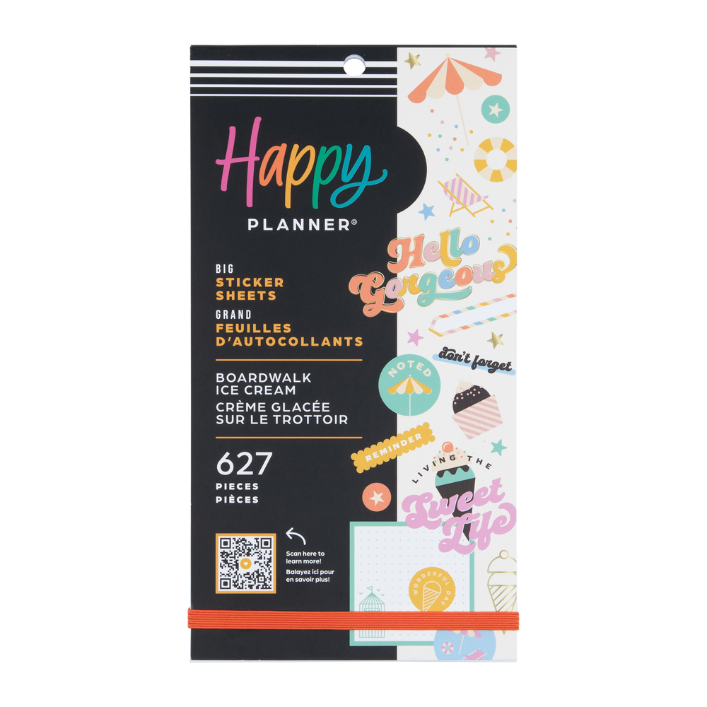 Boardwalk Ice Cream - Value Pack Stickers - Big – Happy Planner