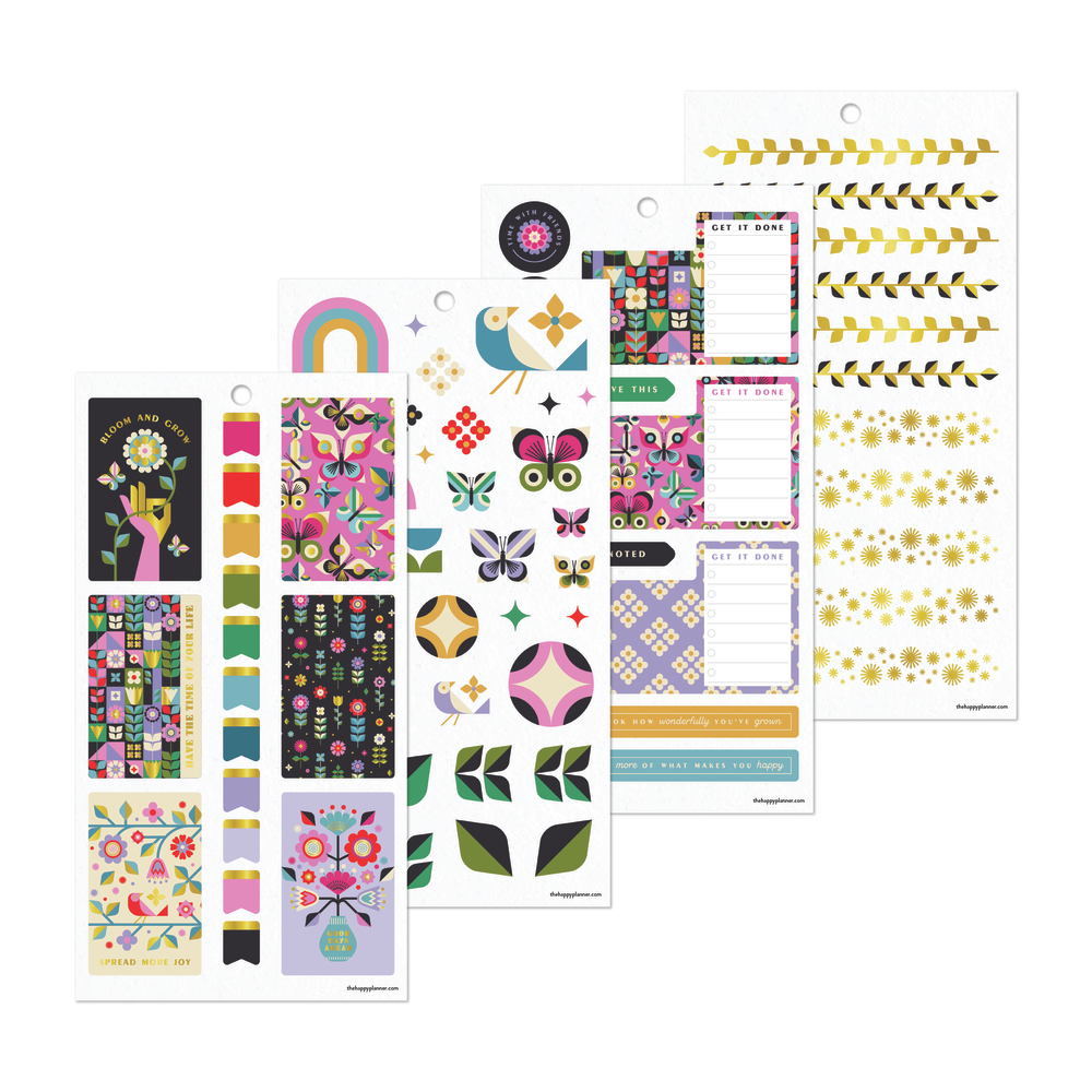 Mod Garden - Value Pack Stickers – Happy Planner