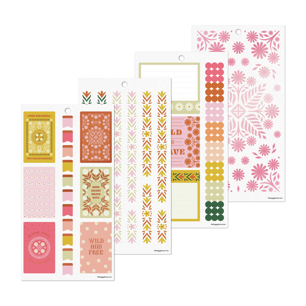 Western Wildflower - Value Pack Stickers – Happy Planner