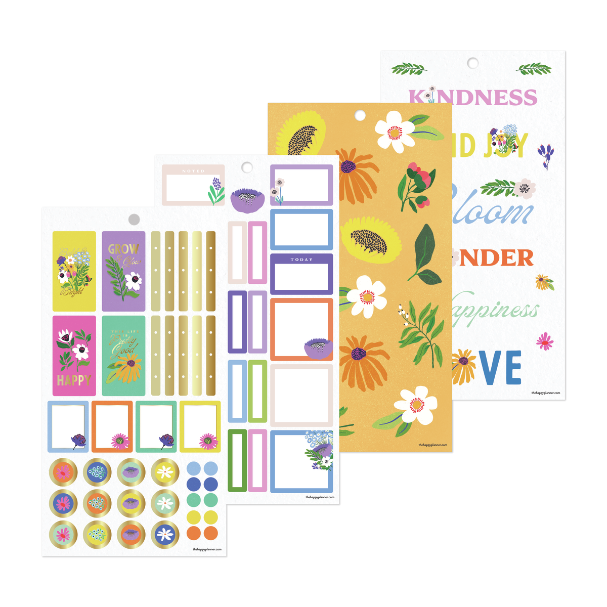 Brilliant Blooms - Value Pack Stickers - Mini – Happy Planner